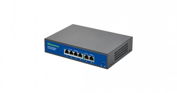 HiSource 4 Port POE Switch - HS4-POE- Marka Kamera Alarm Yangın